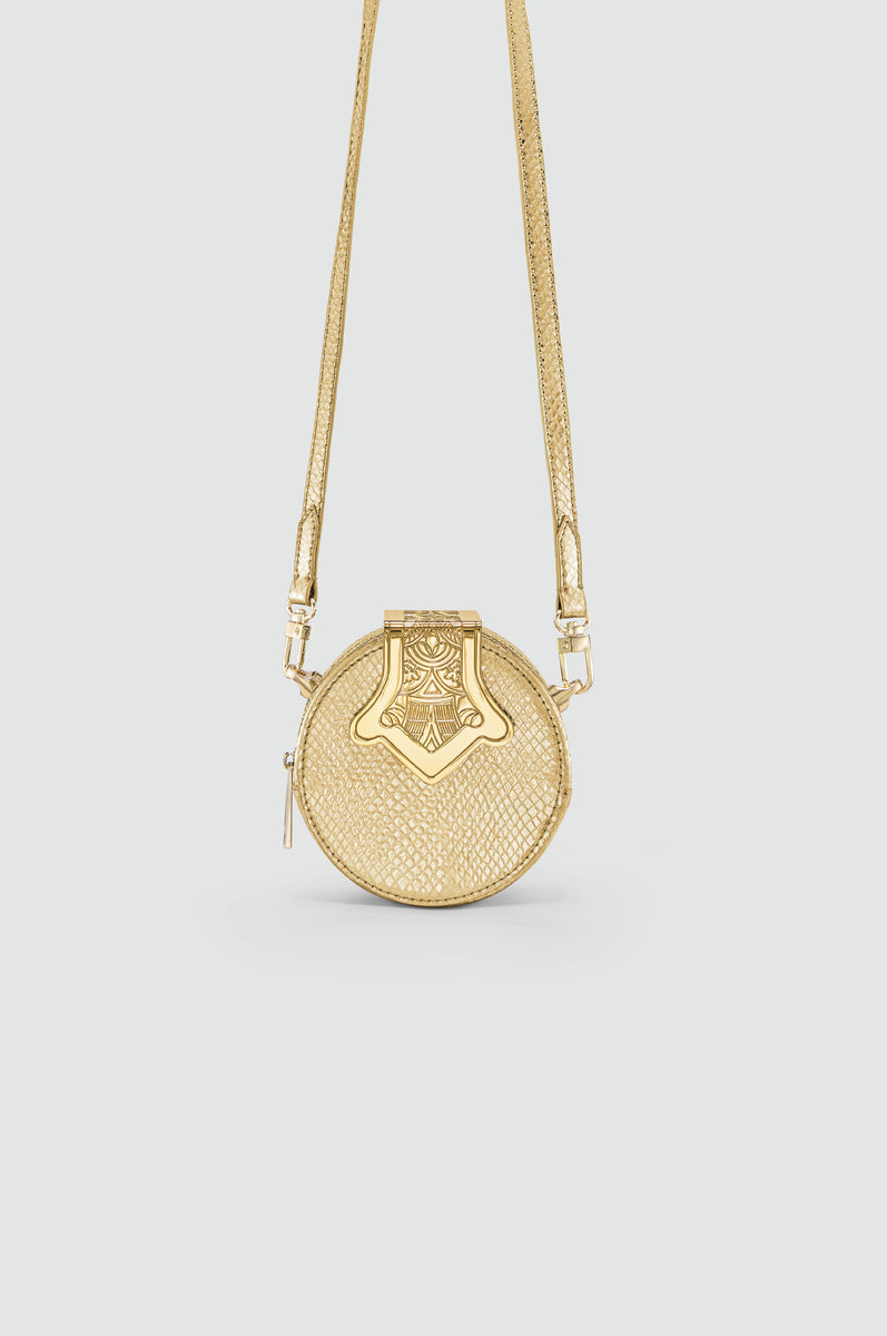 Micro Dome - Gold Snake - Designer Micro Bag | OKHTEIN Official Store