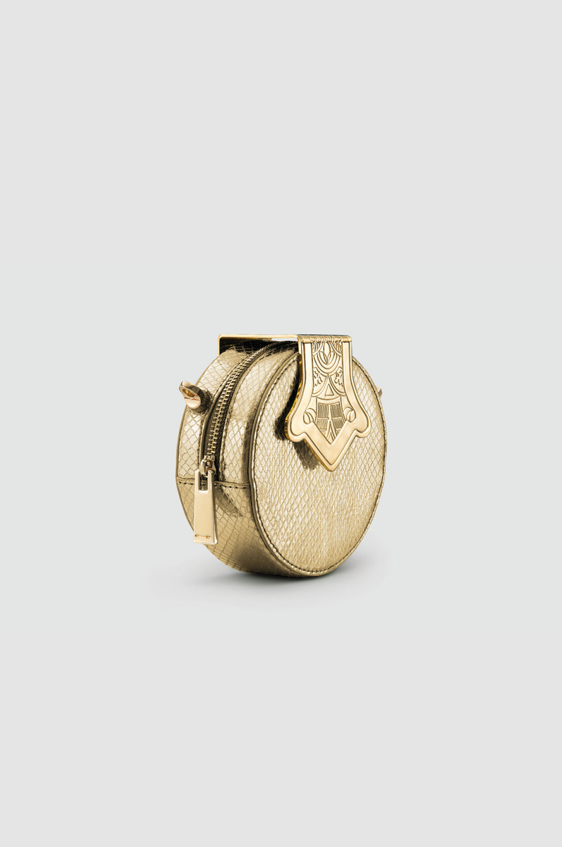 Micro Dome - Gold Snake - Designer Micro Bag | OKHTEIN Official Store