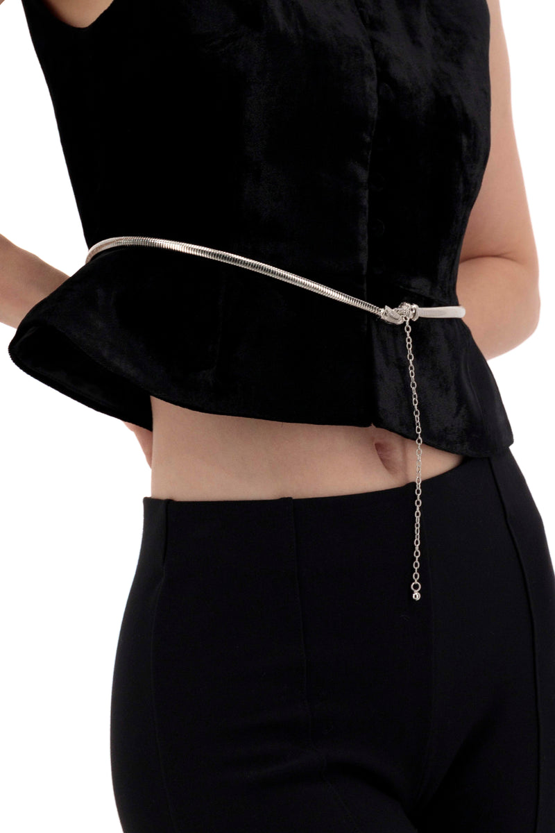 Bangle Belt - Silver - Designer Belt | OKHTEIN Official Store