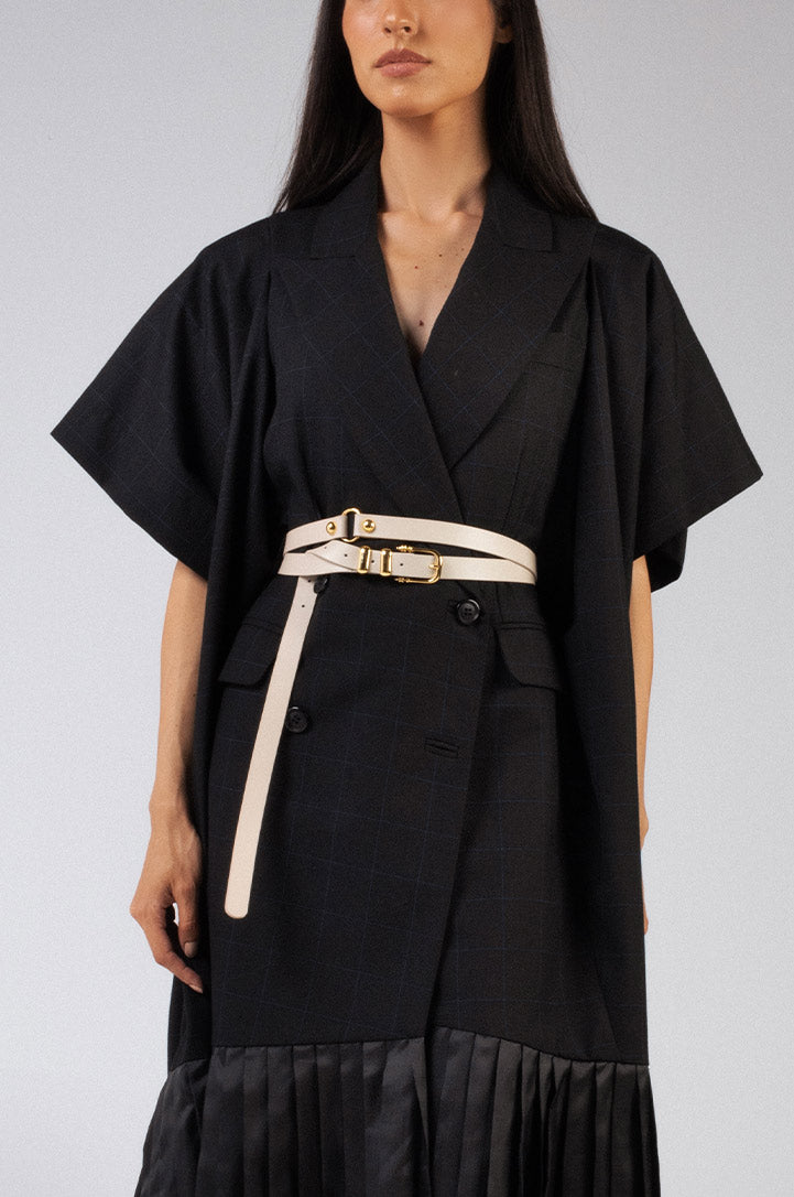 Mini Classic Belt - Ghiaccio - Designer Belt | OKHTEIN Official Store