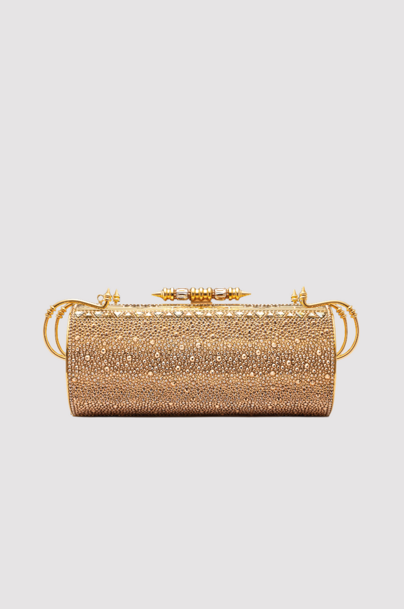 Swarovski Felucca Clutch - Gold Ombré - Designer Clutch | OKHTEIN ...