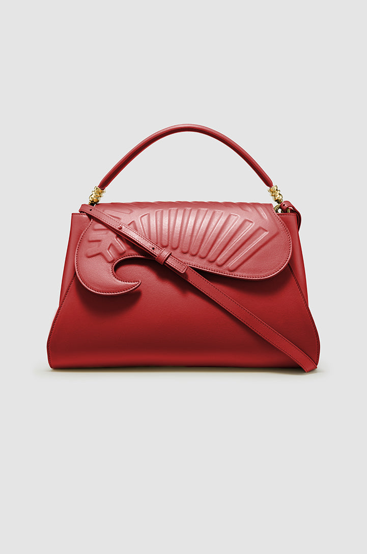 Yasmine Bag - Red - Designer Tote Bag | OKHTEIN Official Store